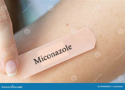 Miconazole Transdermal Patch Stock Illustration Illustration Of