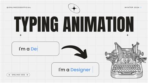 Create Typing Animation In Css Step By Step Tutorial Youtube