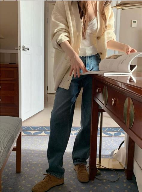 위드유 루즈핏 니트 가디건 하찌니트 브이넥 오버핏 3color