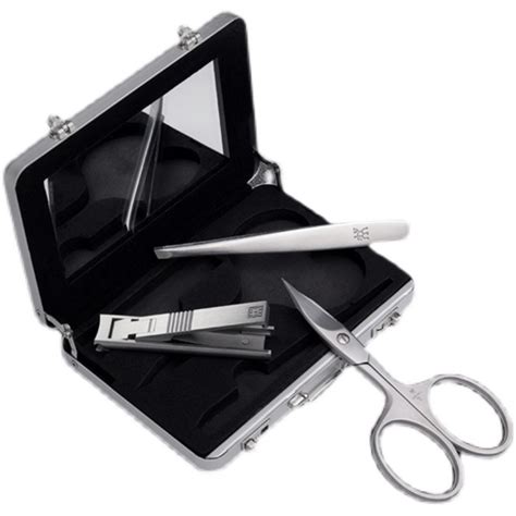 德国双立人旅行箱四件套指甲钳指甲刀指甲剪镊子高端进口团购送礼虎窝淘