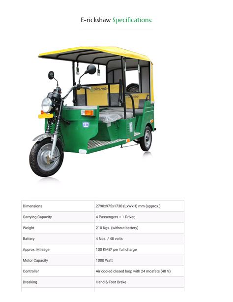 E Rickshaw In Delhi Pdf