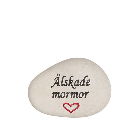 Sten Älskade Mormor Different Design