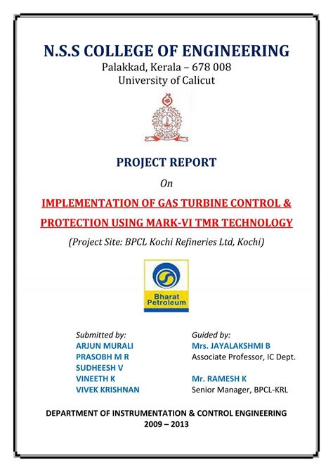 Gas Turbine Project