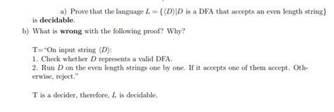 solved a prove that the language l { d d is a dfa that