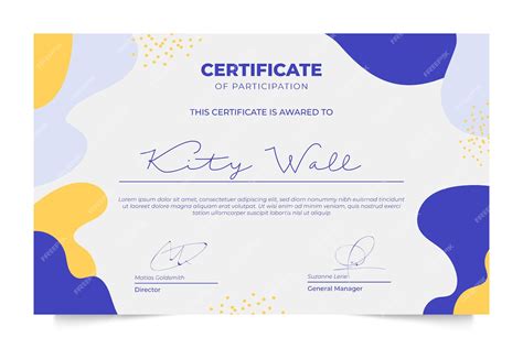 Certificado De Apreciación Vector Gratis