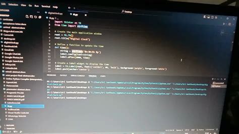Santhoshi Vanam On Linkedin Pythonprogramming Digitalclock Assignment