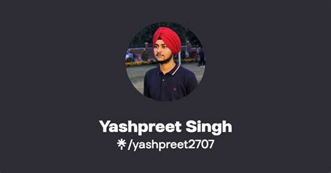 Yashpreet Singh Twitter Instagram Linktree
