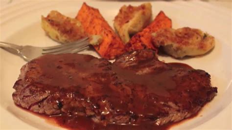 Minute Steak Recipe With Bbq Butter Sauce Minute Steaks Youtube