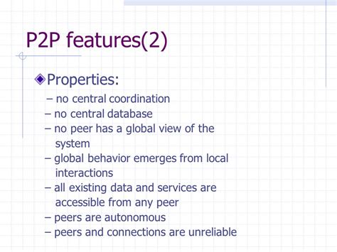 peer to peer technologies outline what is p2p p2p architectures