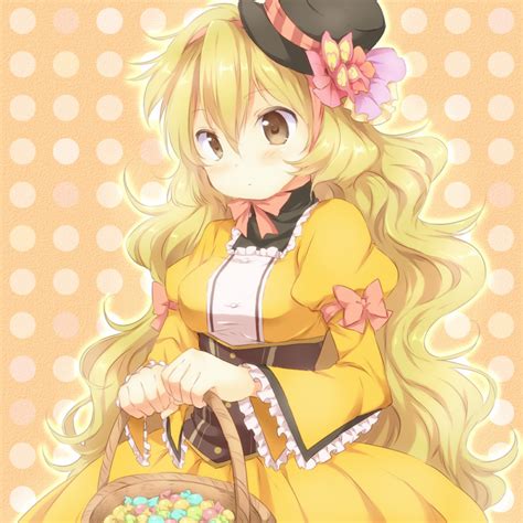 Maruki Punchiki Original Bad Id Bad Pixiv Id Basket Blonde Hair