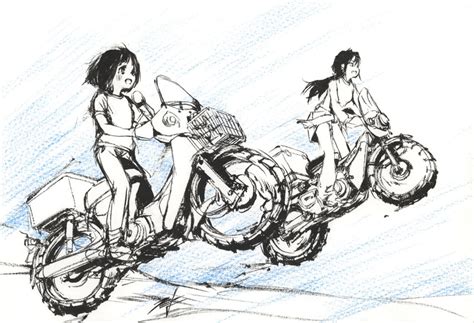 Koguma And Reiko Super Cub Drawn By Hi Fumiyo Danbooru