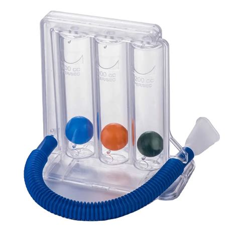 Lung Function Exercise Three Ball Incentive Spirometer Three Balls
