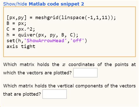 Solved Show Hide Matlab Code Snippet Px Py Chegg Com