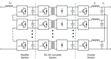 Equivalent Circuit Of The High Voltage Ac Grid Side Download Scientific Diagram