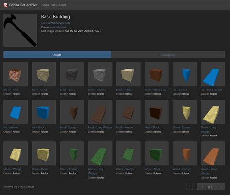 Roblox Set Archive An Archive Of User Created Sets From 2010 To 2018 Community Resources