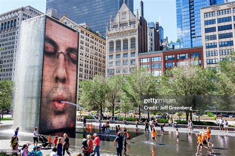 Millennium Park Crown Fountain News Photo Getty Images