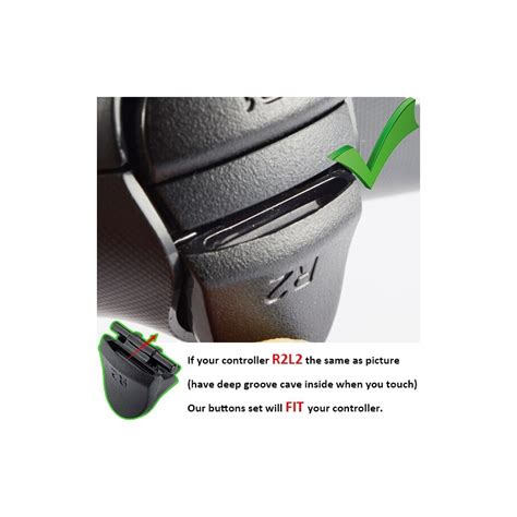 Ps4 Ds4 Trigger Set R1l1 R2l2 With Springs Chrome Gold