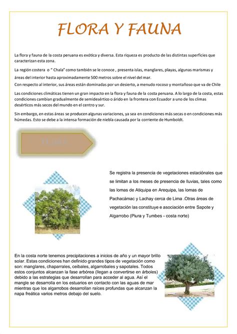 Pdf Flora Y Fauna Compress La Flora Y Fauna De La Flora Y Fauna De La
