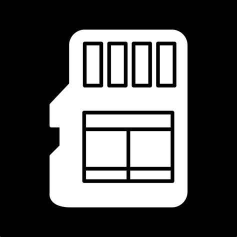 Memory Card Vector Icon 17218221 Vector Art At Vecteezy