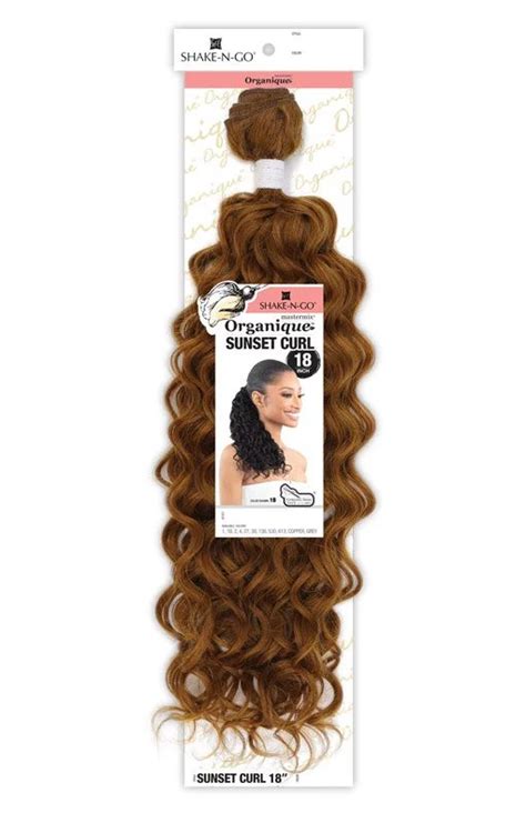 Shake N Go Organique Master Mix Weave Sunset Curl 18