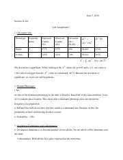 Lab Assignment 1 Pdf June 5 2018 Section 1LX4 Lab Assignment 1 1 Chi Square Course Hero