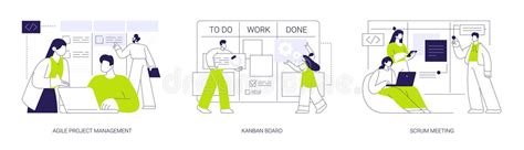 Management Kanban Stock Illustrations 1482 Management Kanban Stock