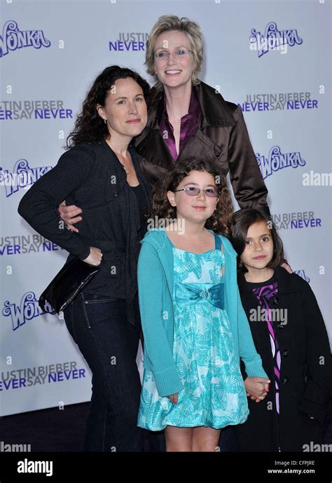 Jane Lynch And Laura Embry Los Angeles Premiere Of Justin Bieber Never Say Never Held At