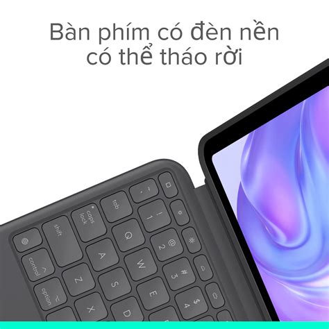 Bao Da Case Ipad Kiêm Bàn Phím Logitech Combo Touch Cho Ipad Pro 11