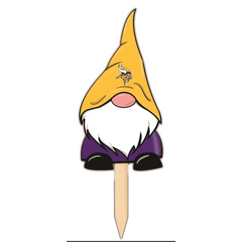 Officially Licensed Nfl Minnesota Vikings Gnome Yard Stake Hsn