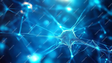 A Microscopic View Of A Neuron A Nerve Cell With Its Intricate Network Of Axons And Dendrites