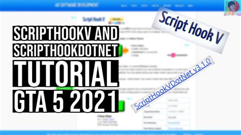 Scripthookv And Scripthookdotnet Tutorial Gta 5 In 2021 How To