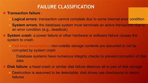 Recovery And Atom City And Log Based Recovery Pptx Databases Computer Software And Applications
