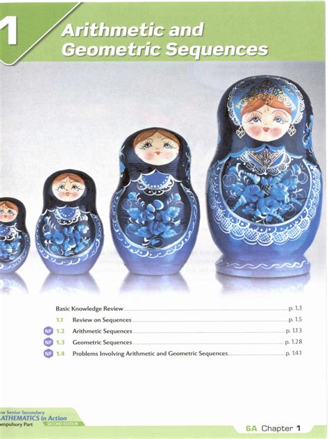 Ch01 Arithmatic And Geometric Sequence Pdf Mathematics Mathematical Analysis