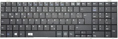 T Protek German Keyboard Compatible With Fujitsu Siemens Lifebook A512 Black Amazon Fr Computers
