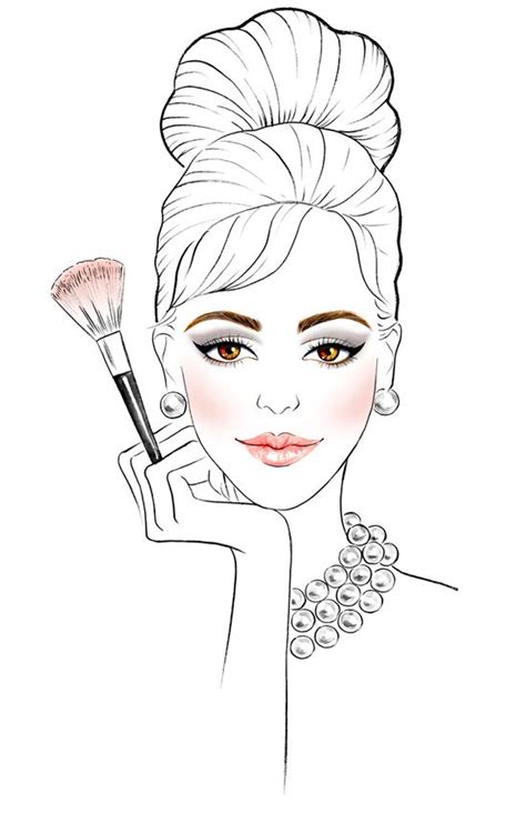 22 Ideias De Face Chart ♡ Croqui De Maquiagem Rosto Para Maquiar