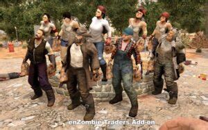Enzombies More Zombie Variations 7 Days To Die Mods