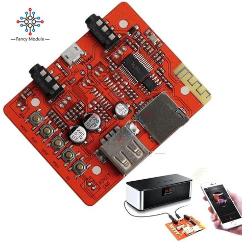 V Wifi Wireless Bluetooth Audio Receiver Board Module For Automotive Audio With Stereo