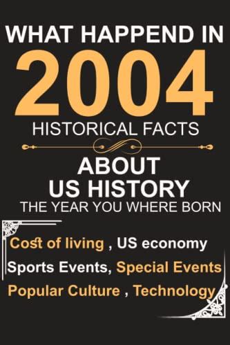 What Happened In 2004 Historical Facts About Us History The Year You