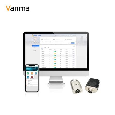 Vanma Smart Electronic Passive Padlock Master Key Lock Management System Aware Padlock And