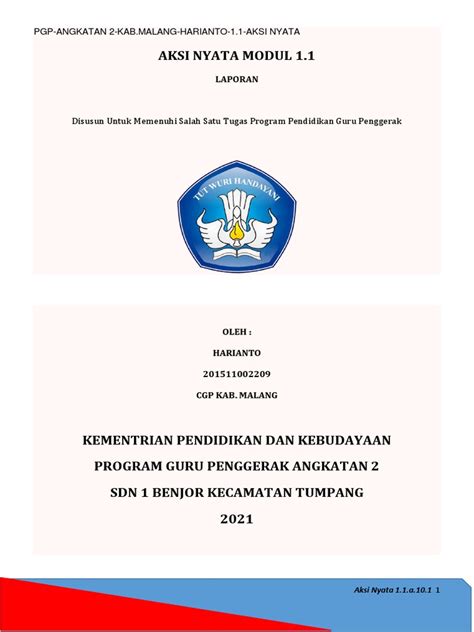 Contoh Aksi Nyata Modul 11 Pdf