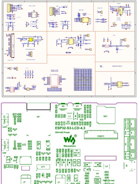 Esp32 S3 Touch Lcd 43 Sch 2 Pdf