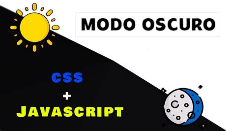 modo oscuro interactivo con css y javascript youtube
