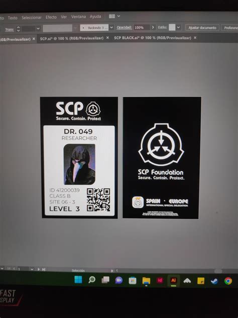 SCP ID Card Design R SCP