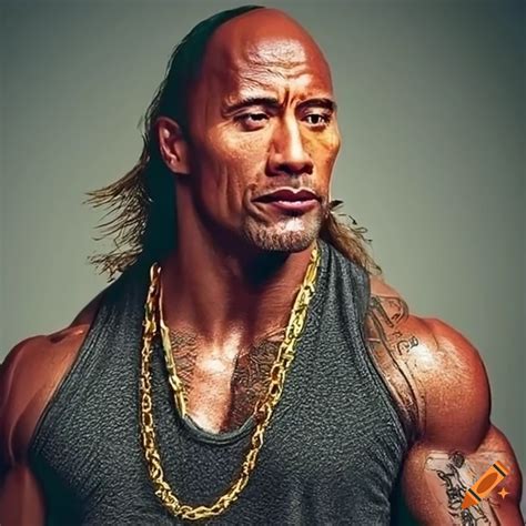 Dwayne Johnson With Beard