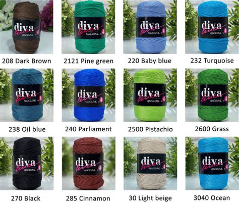 2mm Macrame Cord Polyester Macrame Yarn Perfect For Bags And Etsy