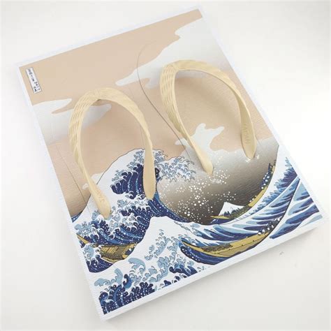Katsushika Hokusai The Great Wave Flip Flops TSUKUMO NINETYNINE