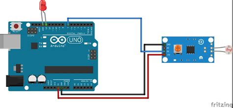 Ldr Arduino Wiring Interfacing Photoresistor Ldr Sensor Wi