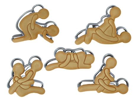 Kama Sutra Cookie Cutter Set Of 5 Diffrent Sex Position Bachelorette
