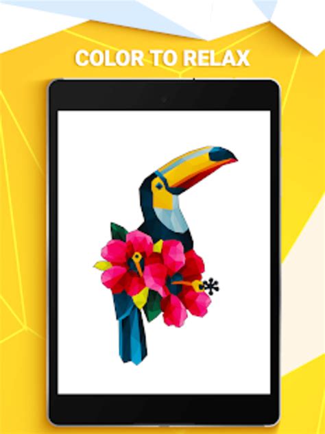 Android Için Polygon Coloring Book Poly Art By Numbers Apk İndir