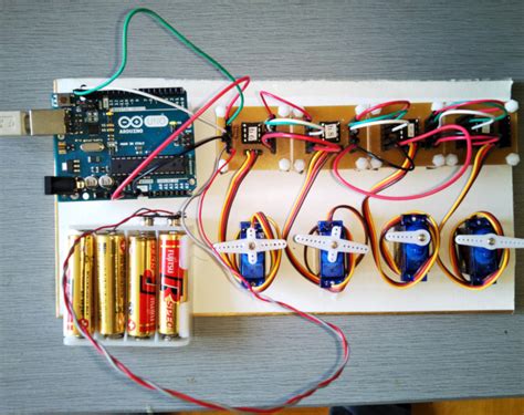 ArduinoとPIC12F1840間でi2cによるサーボ制御の実験